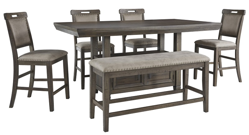 Ashley 6 Piece Dining Room Set W/ Bench