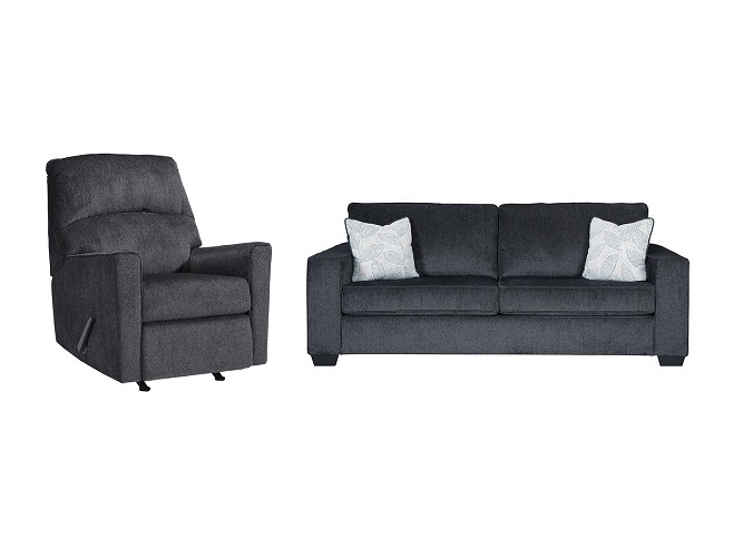 Ashley Altari Slate Sofa and Recliner